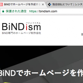 BiNDismドメイン全体を常時SSL化しました – BiNDism Blog